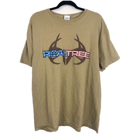 Realtree | Shirts | Vintage Delta Pro Weight 9s Real Tree Tan Short ...